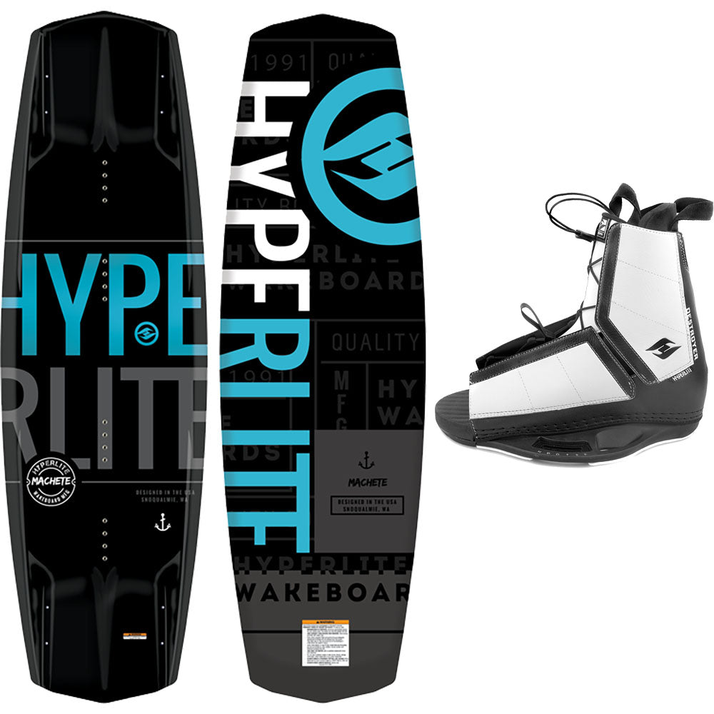 2026 Complete Wakeboard Package - Hyperlite Machete, Destroyer bindings ...