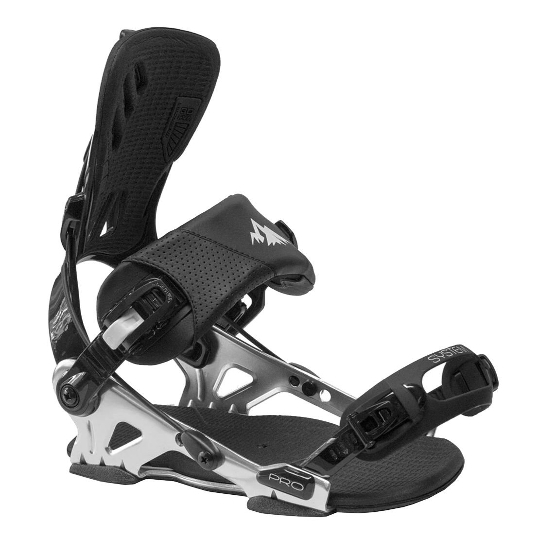 System Pro Freeride Men's Rear Entry Step-In Snowboard Bindings 2026 ...